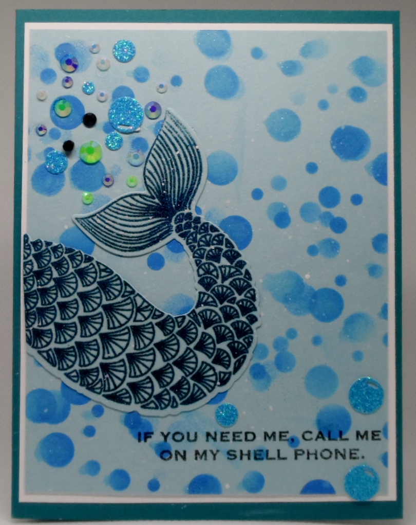 M is for Mermaid – Stamp Buddies