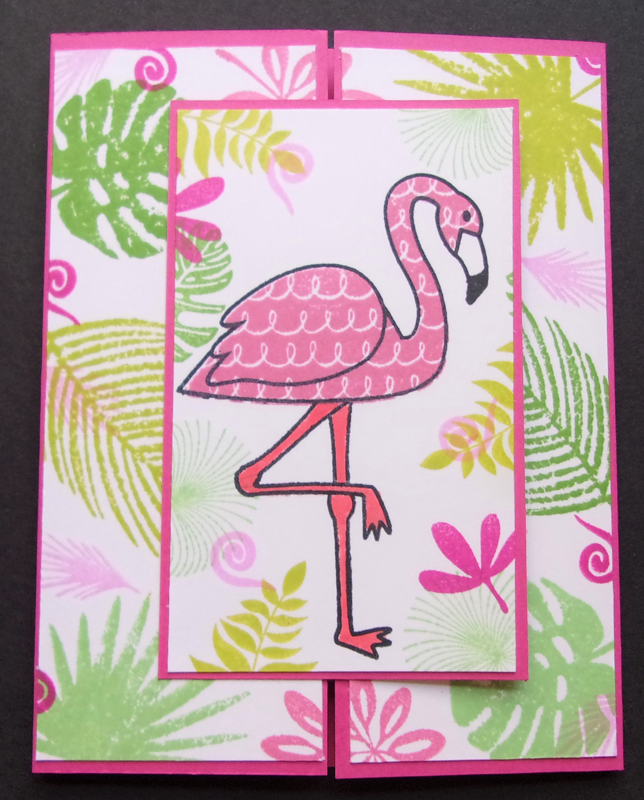 Tropical Flamingo – Stamp Buddies